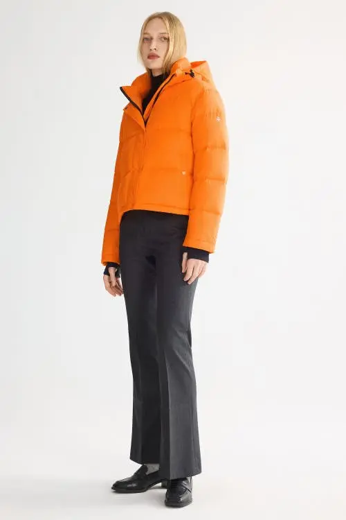 OROLAY Puff-o® Cropped Down Puffer Jacket - Orange
