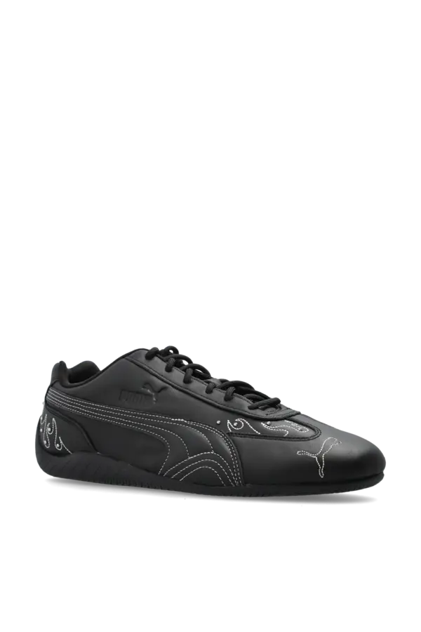 PUMA Speedcat Embellished Leather Sneakers