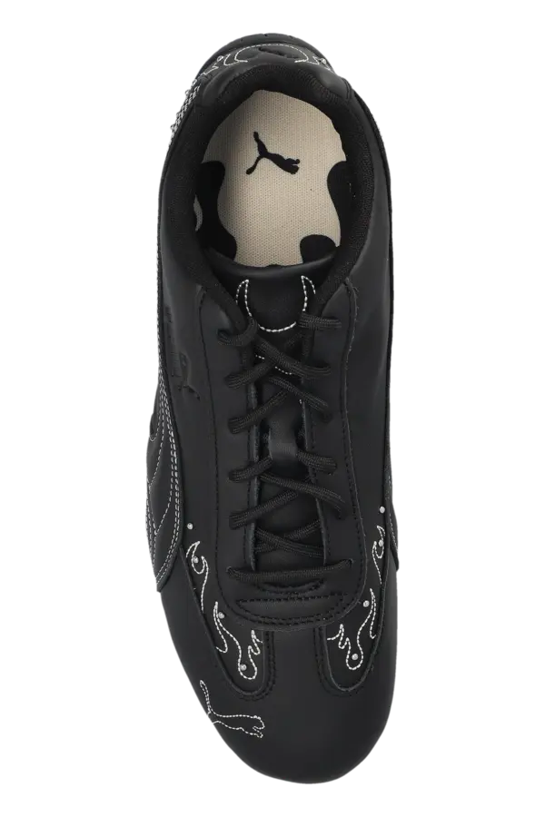 PUMA Speedcat Embellished Leather Sneakers