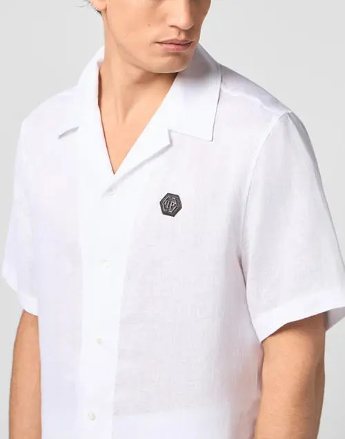 Philipp Plein Bowling Shirt Basic - Offwhite