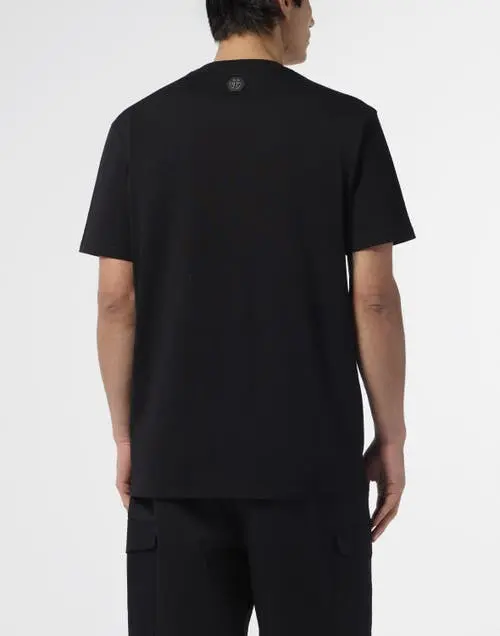 Philipp Plein Round Neck T-shirt Lava Skull Stones