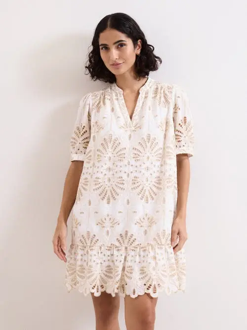 PHASE EIGHT Liliana Mini Dress - Stone