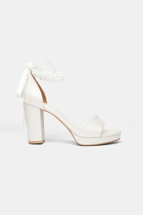 PROLOGUE SHOES Ksenia Platform Bridal Sandal
