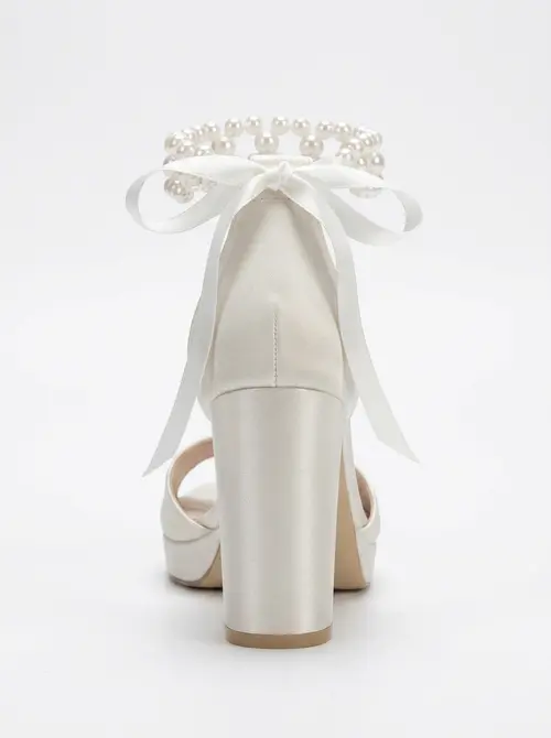 PROLOGUE SHOES Ksenia Platform Bridal Sandal