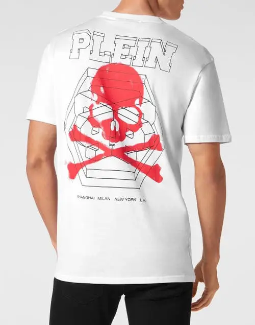 Philipp Plein T-shirt Round Neck Ss Wire Frame