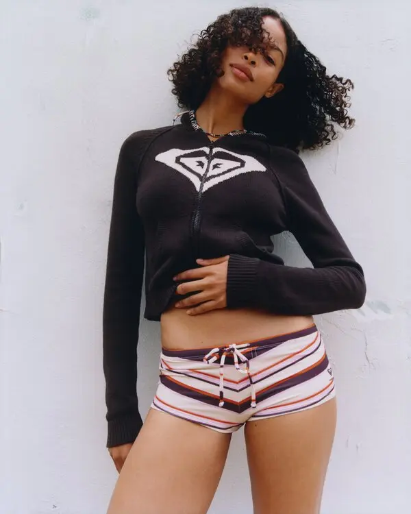 ROXY X MADHAPPY Swim Short Cheeky Bikini Bottom