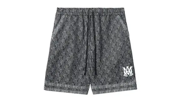 Amiri Washed Jacquard Bb Short - Indigo