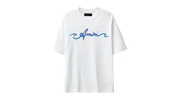 Amiri Wave Tee Shirt - White