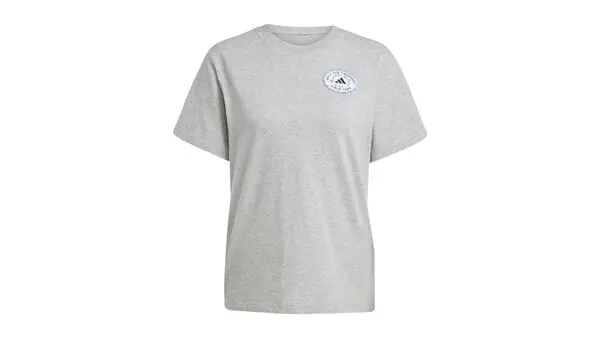 Adidas Farmers Market Graphic Tee Shirt - Medium Grey Heather