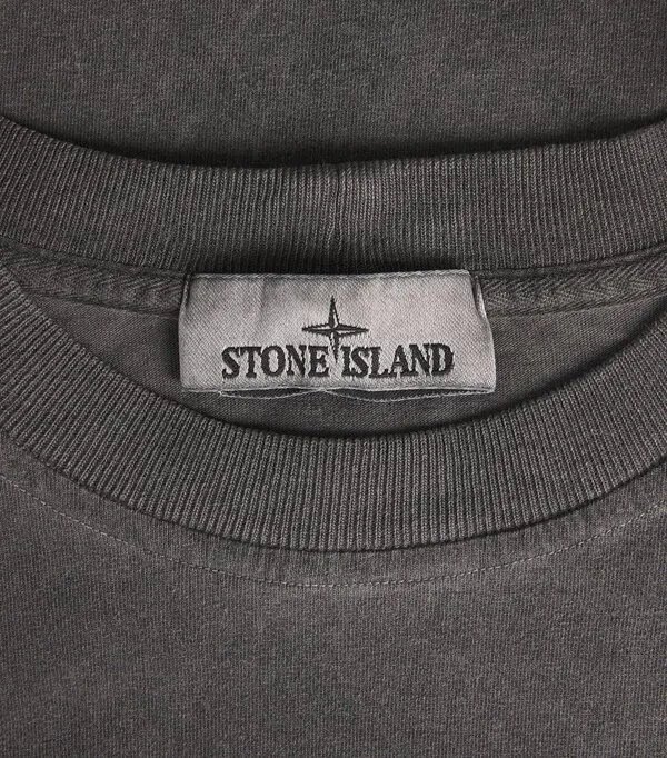 Stone Island Organic Cotton Uneven-dye T-shirt