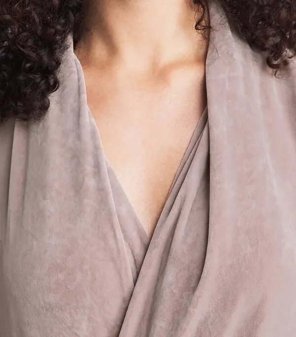 Rick Owens Draped Maxi Wrap Dress - Pink