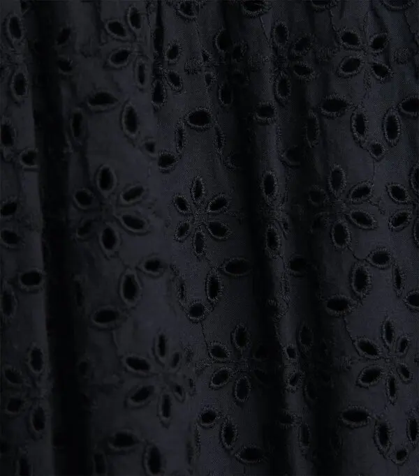 Ulla Johnson Broderie Anglaise Constance Maxi Dress - Navy