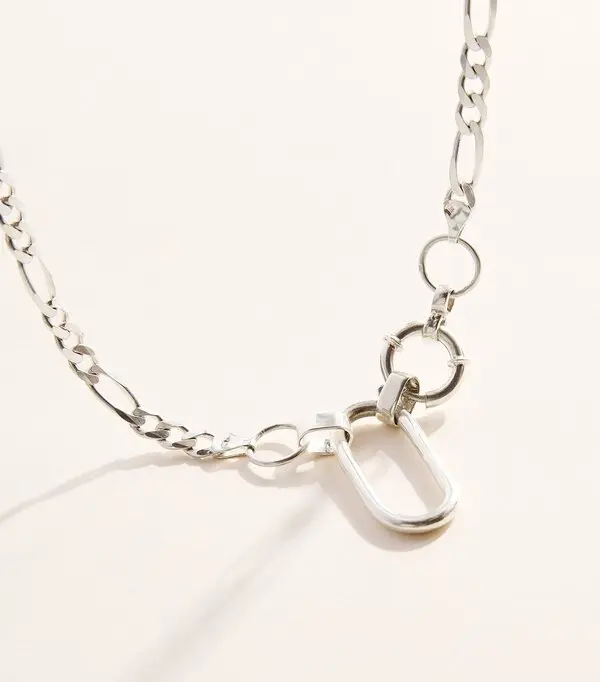 FYR Sterling Anchor Lock Necklace