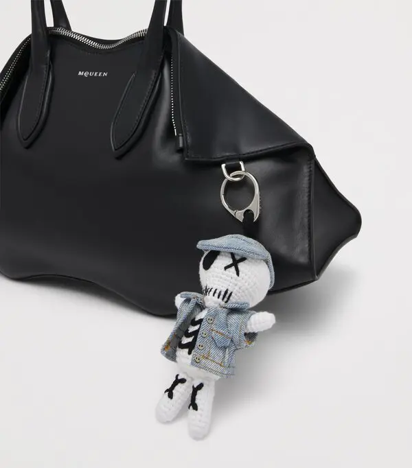 Alexander McQueen The Doll Denim Bag Charm