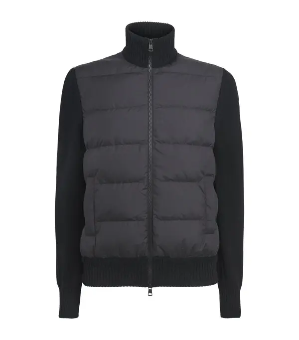 Moncler Down Hybrid Cardigan