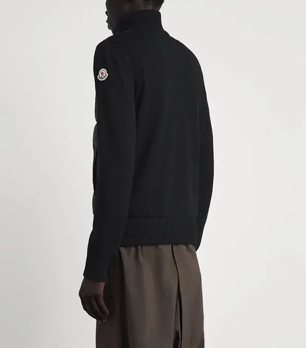 Moncler Down Hybrid Cardigan