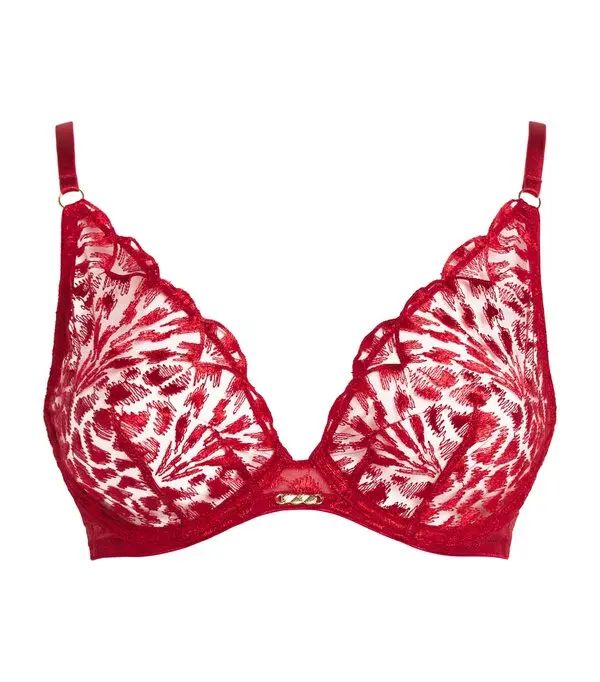 AUBADE Crazy In Love Triangle Bra - Red