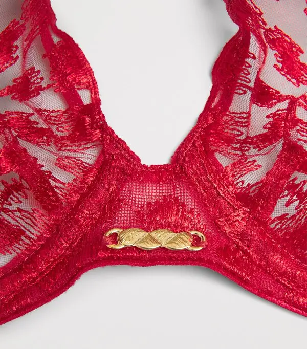 AUBADE Crazy In Love Triangle Bra - Red