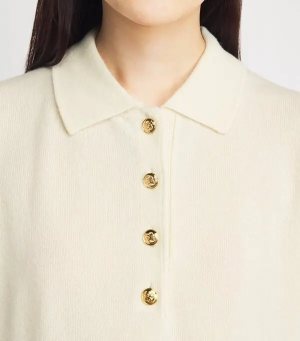 BLAZÉ MILANO Wool-cashmere Highland Polo Sweater