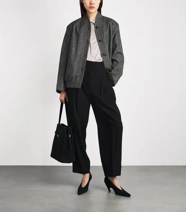 BLAZÉ MILANO Virgin Wool-blend Herringbone Coiba Jacket