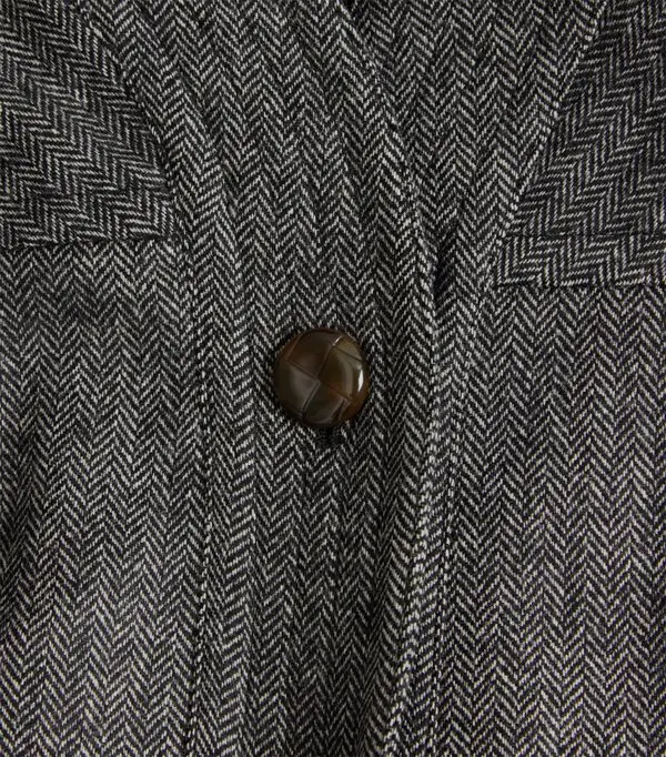 BLAZÉ MILANO Virgin Wool-blend Herringbone Coiba Jacket