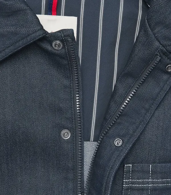 Moncler Haderu Denim Shirt Jacket - Blue