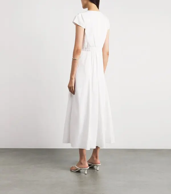 ME+EM Cotton Poplin Midi Dress