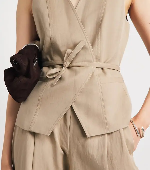 ME+EM Wrap-around Waistcoat