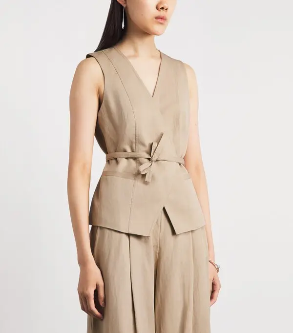 ME+EM Wrap-around Waistcoat