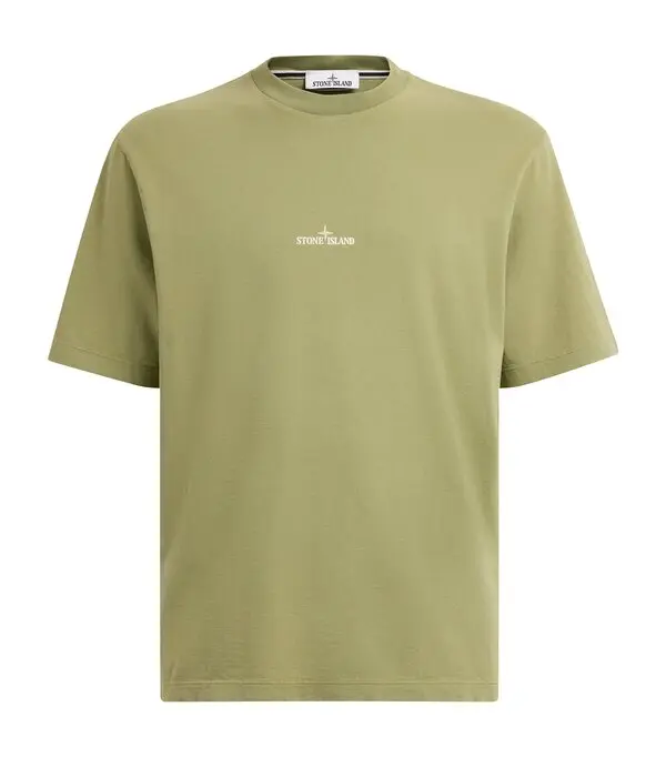 Stone Island Organic Cotton Logo T-shirt - Green