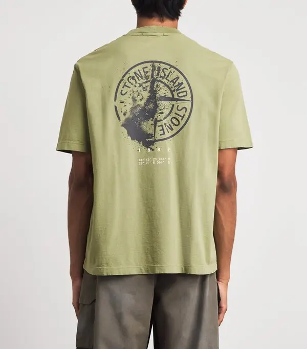 Stone Island Organic Cotton Logo T-shirt - Green