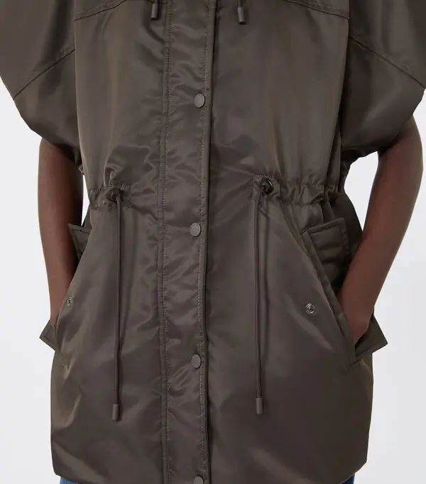 Max Mara Sleeveless Hooded Puffer Jacket