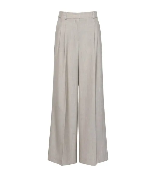 Max Mara Virgin Wool Wide-leg Trousers