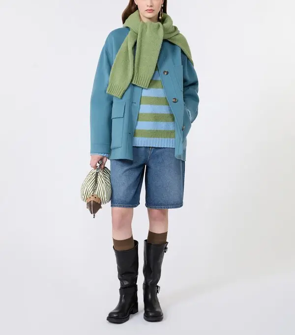 Max Mara Wool-blend Short Coat