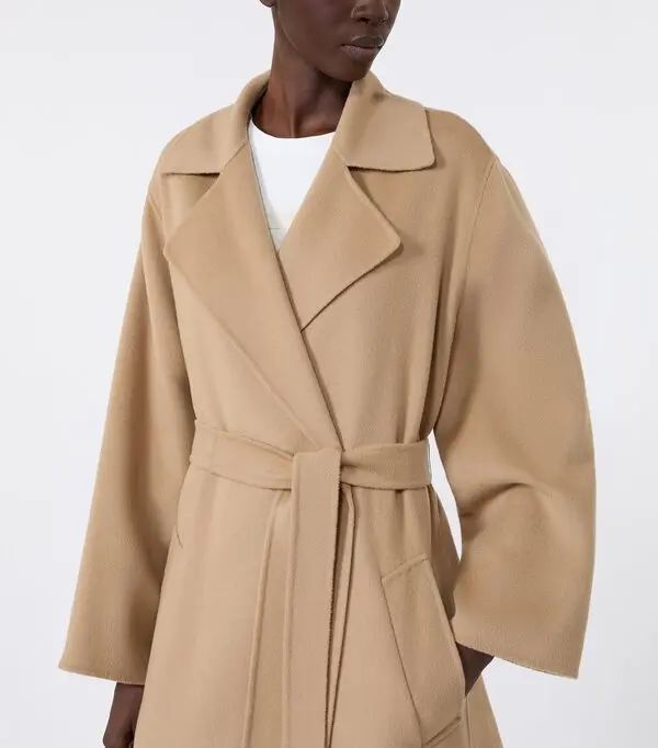 Max Mara Wool-blend Belted Coat
