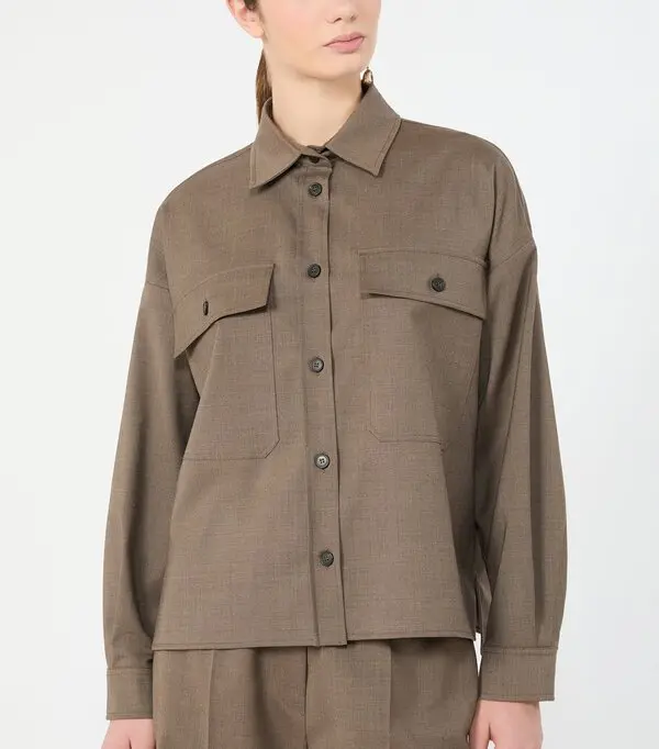 Max Mara Wool-blend Shirt Jacket