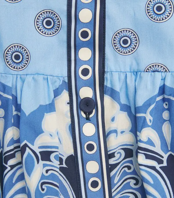 La DoubleJ Cotton Printed Choux Mini Dress
