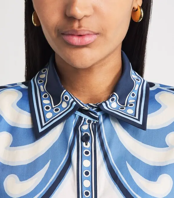 La DoubleJ Printed Cotton Shirt Dress