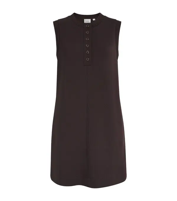 Varley Elba Sleeveless Mini Dress - Brown