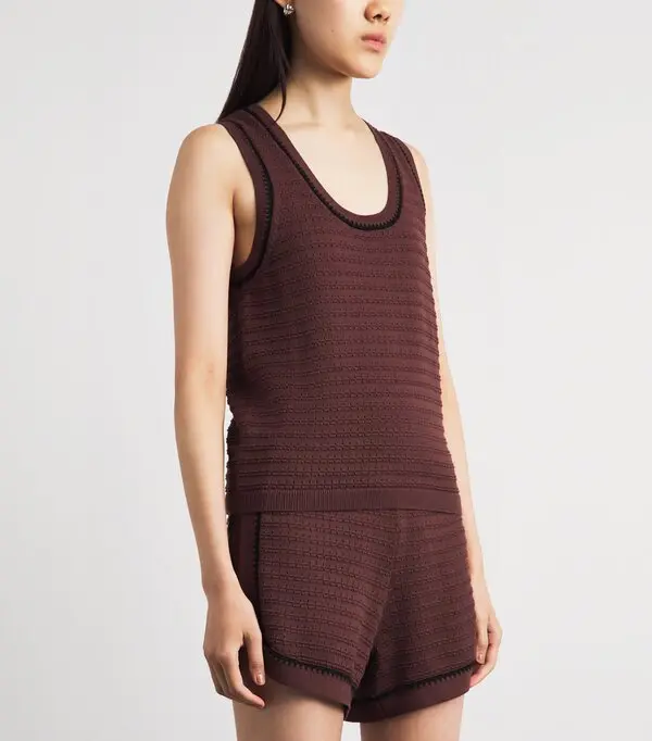 Varley Cotton Knit Gideon Tank Top