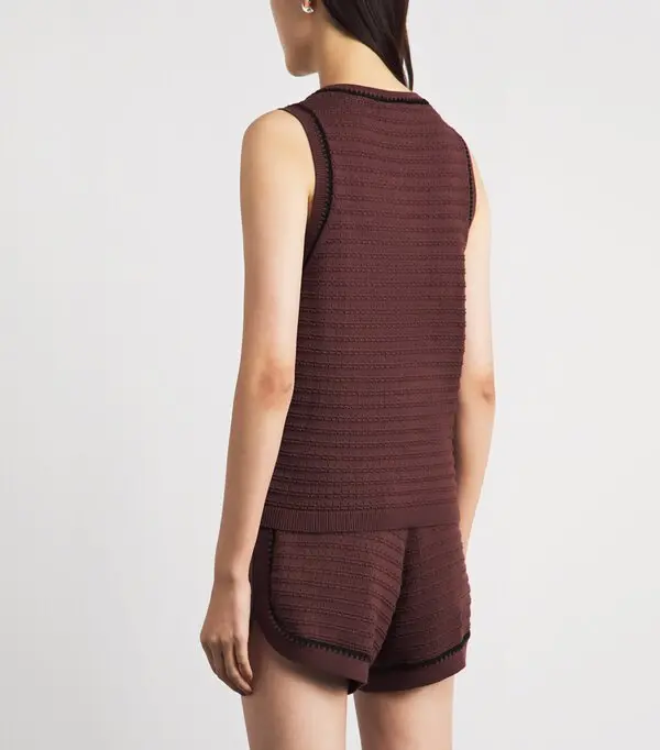 Varley Cotton Knit Gideon Tank Top