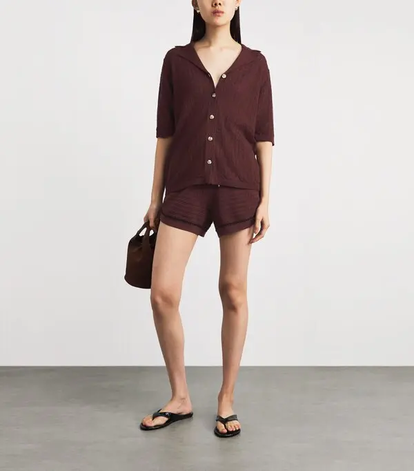 Varley Cotton Knit Madelene Shirt