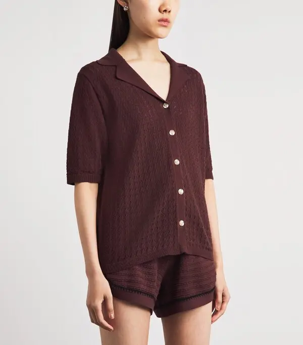 Varley Cotton Knit Madelene Shirt