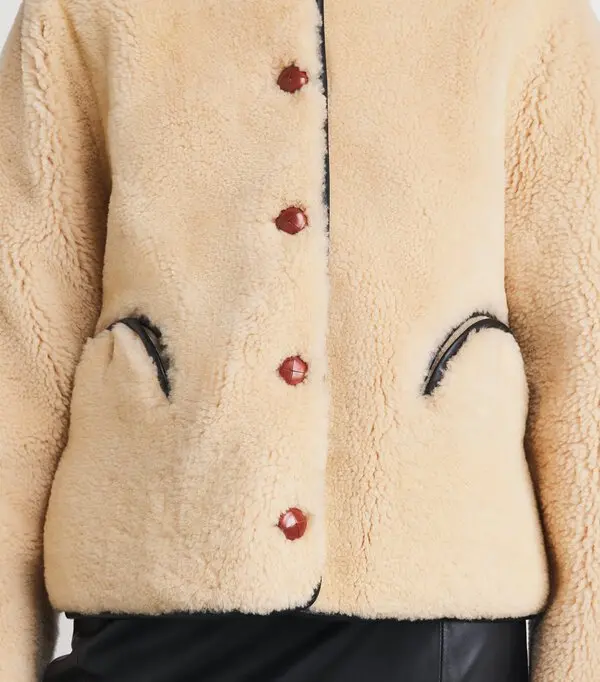 BLAZÉ MILANO Shearling Tatoosh Gliss Jacket