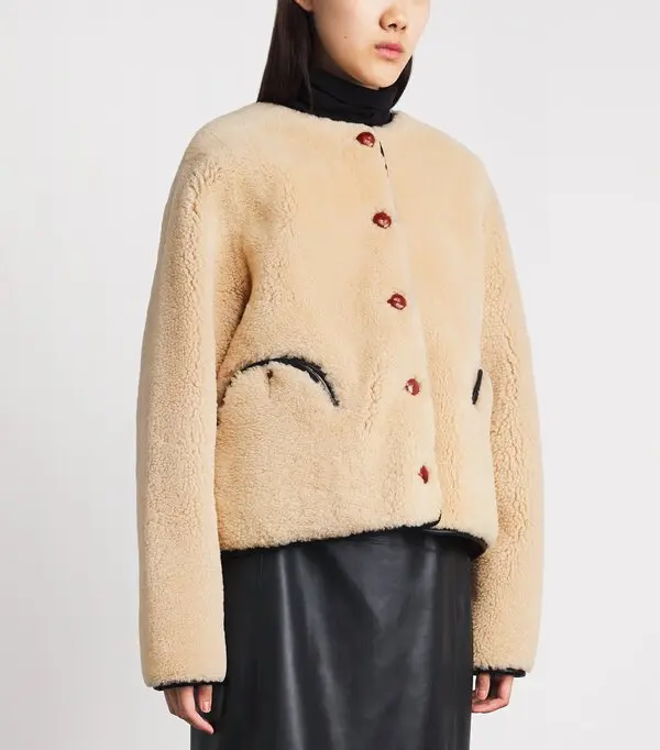 BLAZÉ MILANO Shearling Tatoosh Gliss Jacket