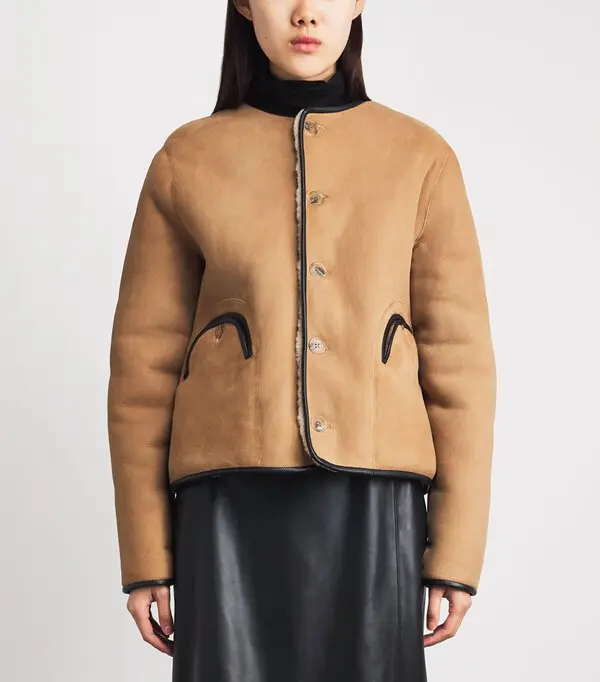 BLAZÉ MILANO Shearling Tatoosh Gliss Jacket