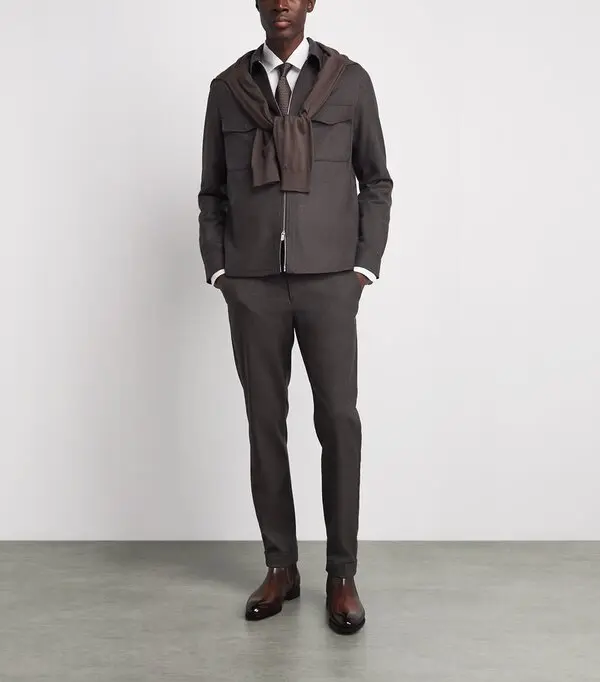 Marco Pescarolo Cashmere Drawstring Trousers