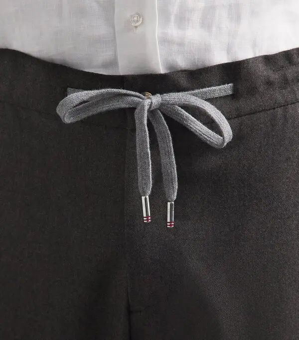 Marco Pescarolo Cashmere Drawstring Trousers