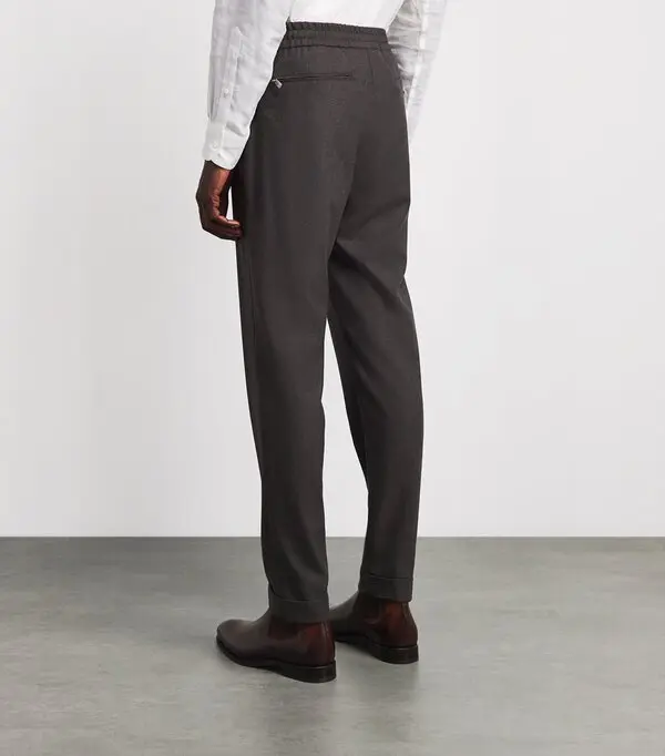 Marco Pescarolo Cashmere Drawstring Trousers