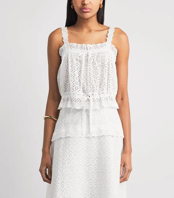 Ulla Johnson Broderie Anglaise Isola Top